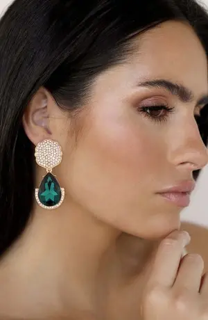 Ettika Pavé Statement Earrings