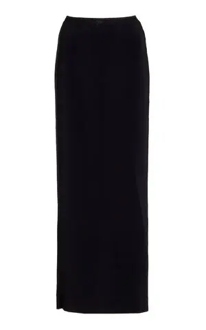Eterne Emma Jersey Maxi Skirt - Black