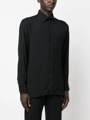 TOM FORD Polka-dot Long-sleeve Shirt