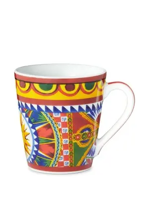 Dolce & Gabbana Graphic Porcelain Mug - Red