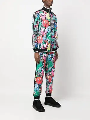 Philipp Plein Cartoon-print Tracksuit - Black
