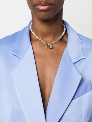 VIVIENNE WESTWOOD Faux-pearl Pendant Necklace - Neutrals