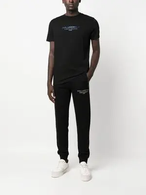 Karl Lagerfeld Embossed-logo Track Pants