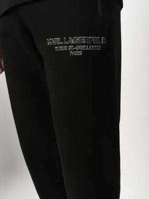 Karl Lagerfeld Embossed-logo Track Pants
