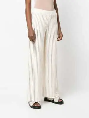 Fabiana Filippi Ribbed Wide-leg Trousers