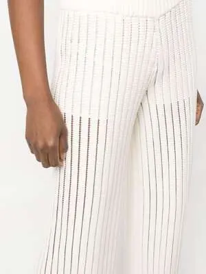Fabiana Filippi Ribbed Wide-leg Trousers