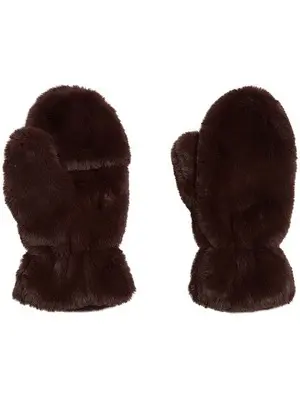 Apparis Faux-fur Mittens