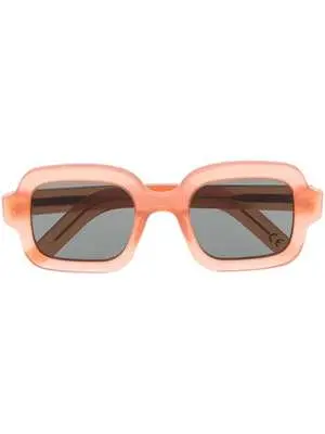 RETROSUPERFUTURE Benz Square-frame Sunglasses - Orange