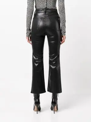 Rag & Bone Coated Flared Cropped Jeans