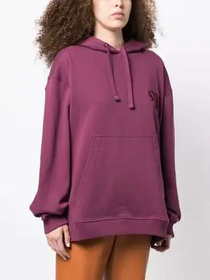 Nanushka Embroidered Logo Hoodie - Purple