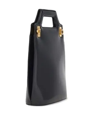 FERRAGAMO Wanda Calf Leather Tote Bag