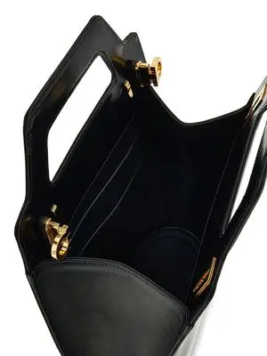 FERRAGAMO Wanda Calf Leather Tote Bag