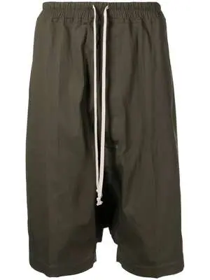 Rick Owens Drop-crotch Bermuda Shorts