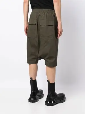 Rick Owens Drop-crotch Bermuda Shorts