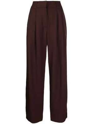 REJINA PYO Freya High-waist Trousers - Brown