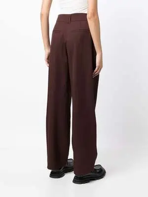 REJINA PYO Freya High-waist Trousers - Brown