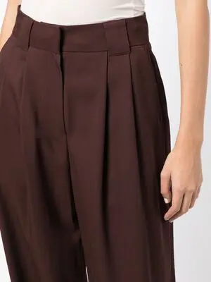 REJINA PYO Freya High-waist Trousers - Brown