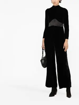 Rixo Beatriz Velvet Jumpsuit