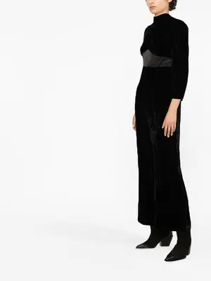 Rixo Beatriz Velvet Jumpsuit