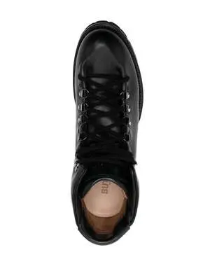 BUTTERO® Lace-up Ankle Boots - Black