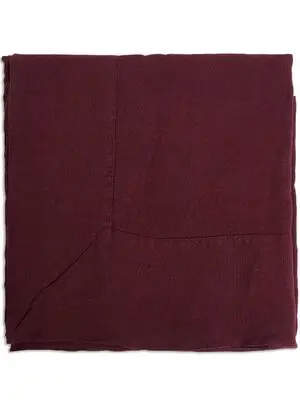 ONCE MILANO Medium Linen Tablecloth (260cm X 175cm) Red
