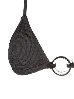 AMIR SLAMA Ribbed-detail Bikini