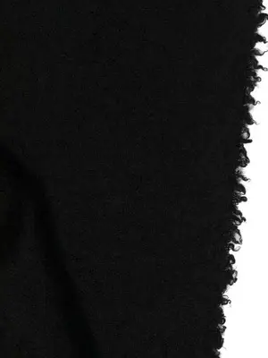 Faliero Sarti Frayed-edge Scarf - Black