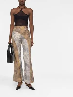 KNWLS Celest Semi-sheer Halterneck Body