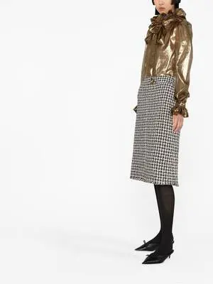 LANVIN Tweed Pencil Skirt