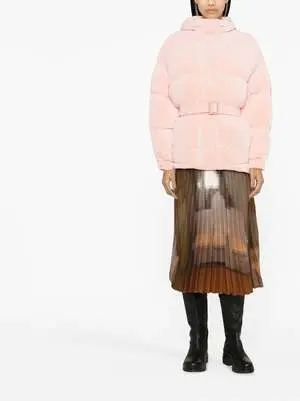 IENKI IENKI Belted Puffer Jacket - Pink