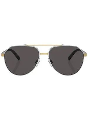 Dolce & Gabbana Pilot-frame Sunglasses - Silver