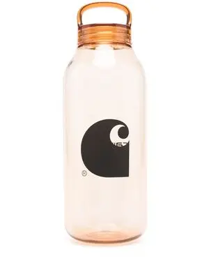 Carhartt Work In Progress Logo Print Water Bottle