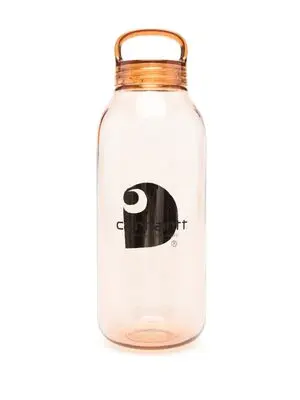 Carhartt Work In Progress Logo Print Water Bottle