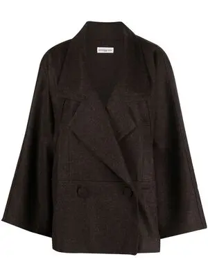 Veronique Leroy A-line Double-breasted Blazer