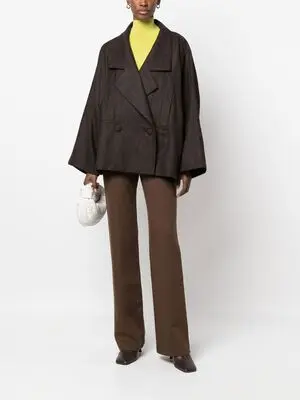 Veronique Leroy A-line Double-breasted Blazer