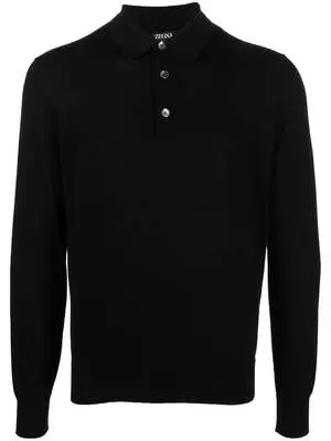 ZEGNA Knitted Polo Shirt