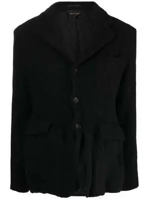 Comme Des Garçons Felted-finish Single-breasted Blazer