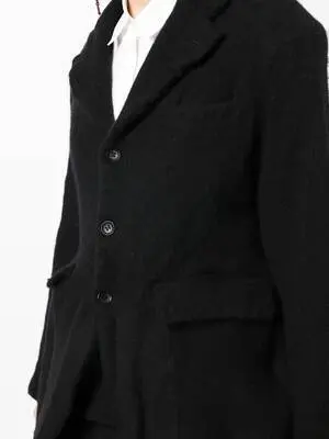 Comme Des Garçons Felted-finish Single-breasted Blazer