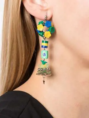 AMIR SLAMA Brazil Drop Earrings