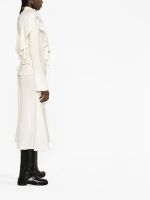 Chloé Ruffled High-neck Jumper