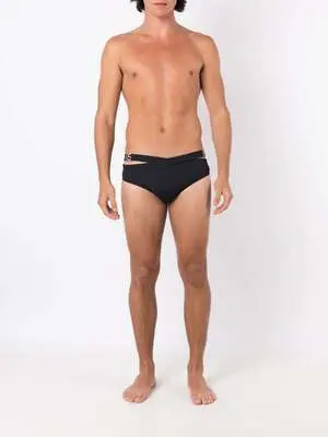 AMIR SLAMA Cut-out Swimming Trunks