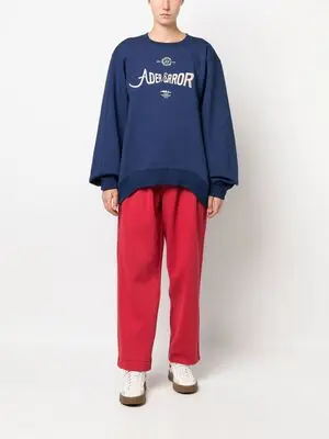 ADER ERROR Logo Print Long Sleeve Sweatshirt