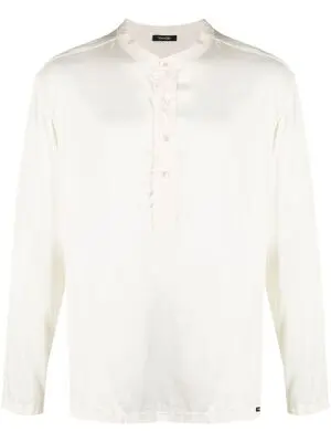 TOM FORD Button-placket Satin Shirt
