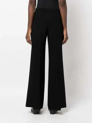 Alberto Biani Flared Tailored-cut Trousers - Black
