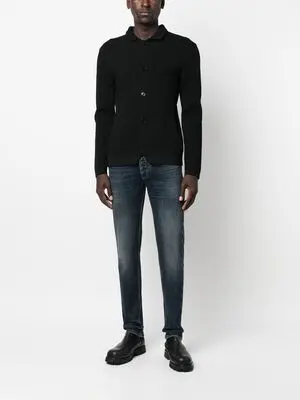 Emporio Armani Stonewashed Straight-leg Jeans