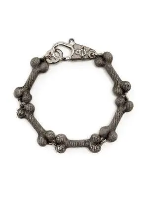 VIVIENNE WESTWOOD Lucho Bone-detail Bracelet - Silver