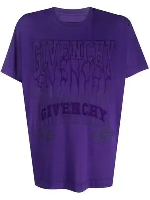 Givenchy Logo-embroidered Cotton T-shirt