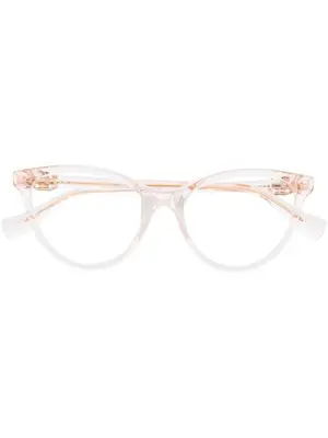 Gucci Logo-plaque Cat-eye Glasses