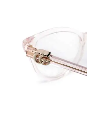Gucci Logo-plaque Cat-eye Glasses