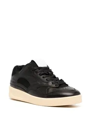 JIL SANDER Low-top Lace-up Sneakers - Black
